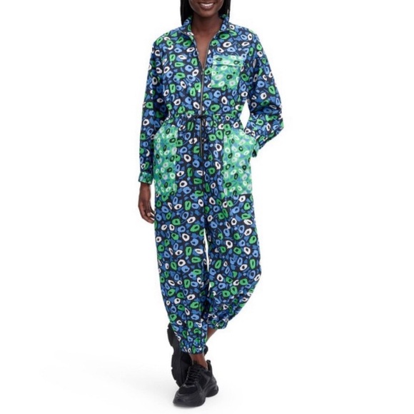 Diane Von Furstenberg | Pants & Jumpsuits | Dvf Target Leopard Jumpsuit ...